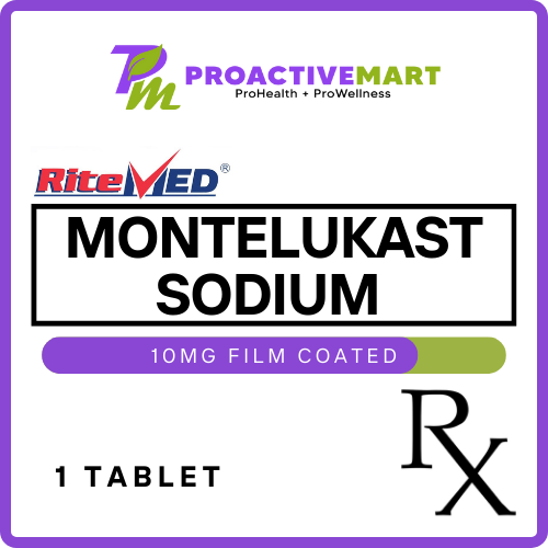 RiteMED MONTELUKAST SODIUM 10mg tablet – ProactiveMart