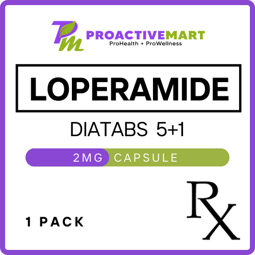 LOPERAMIDE DIATABS 5+1 2mg capsule – ProactiveMart
