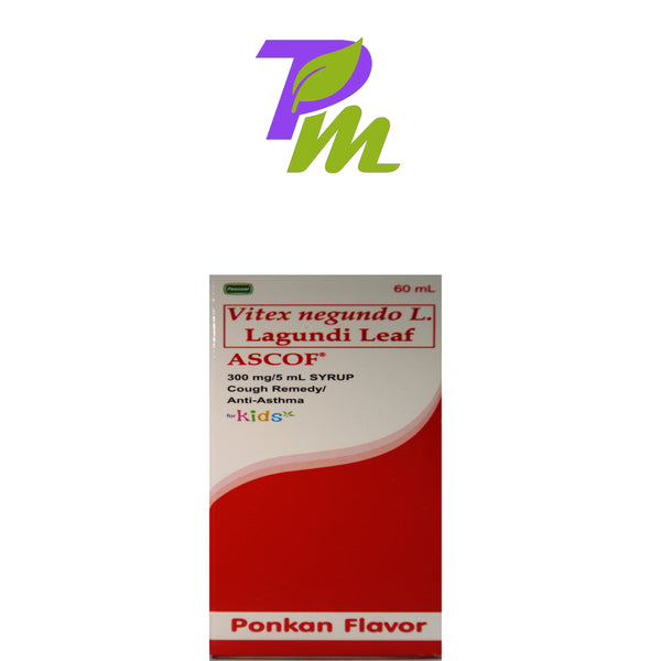 ASCOF LAGUNDI LEAF for Kids 60mL Ponkan Flavor – ProactiveMart