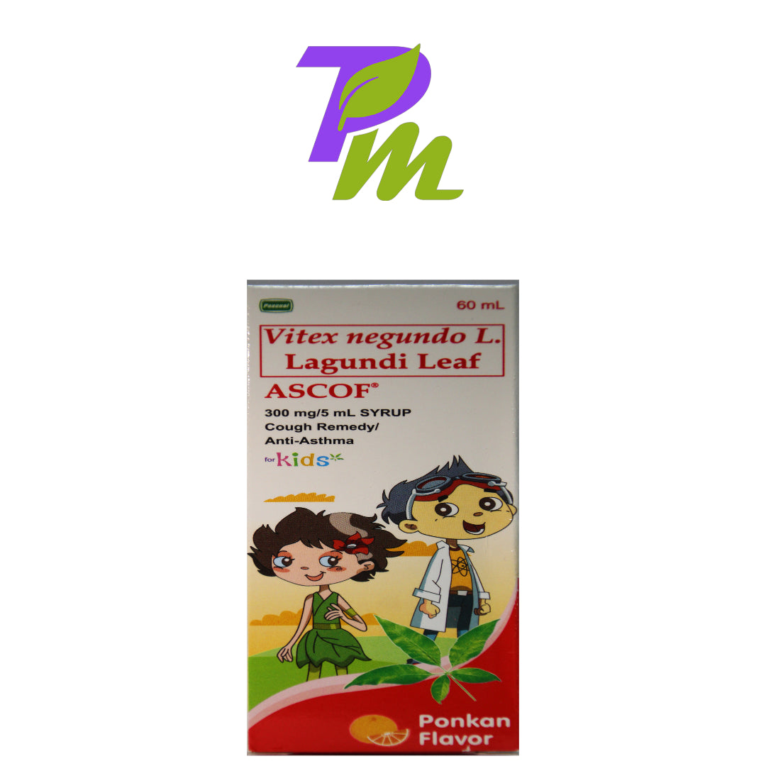 ASCOF LAGUNDI LEAF for Kids 60mL Ponkan Flavor – ProactiveMart