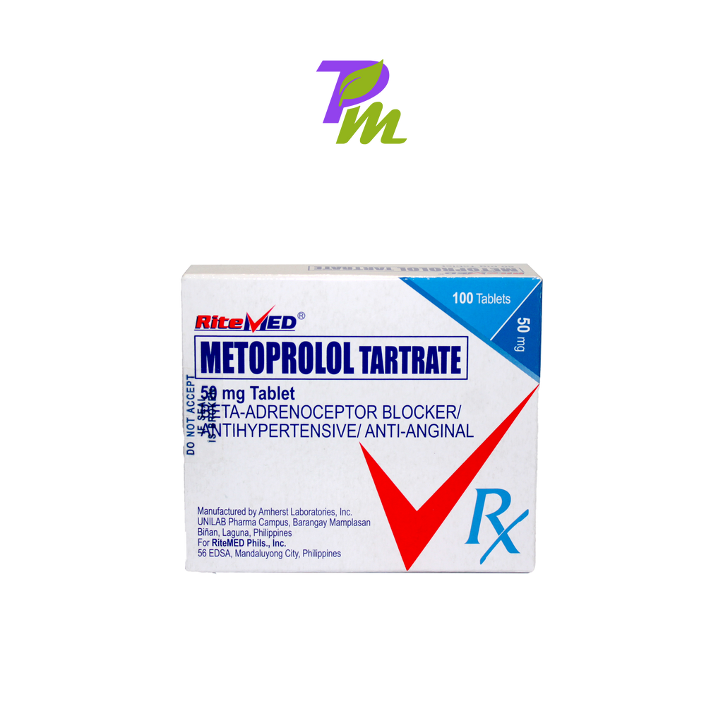 RITEMED METOPROLOL 50mg – ProactiveMart